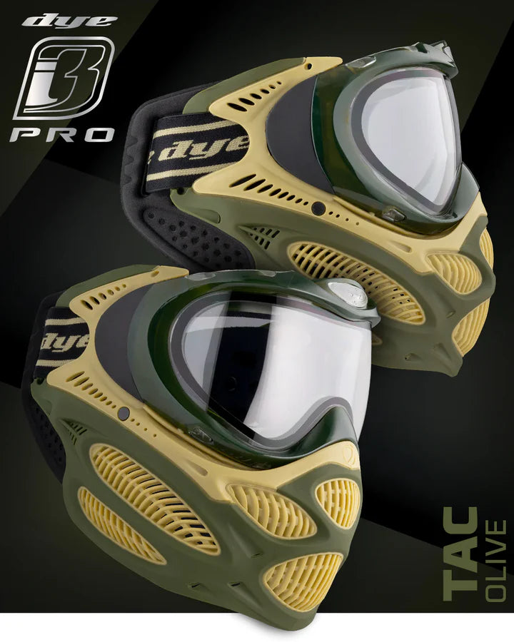 Dye I3 Pro Goggle - Tac Olive – Just Airsoft