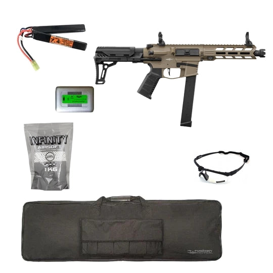Lancer tactical LT-35 Gen2 9mm Battle X PDW Starter Pack – Just Airsoft